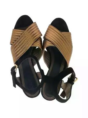 Marni Cross-strap Platform Sandals