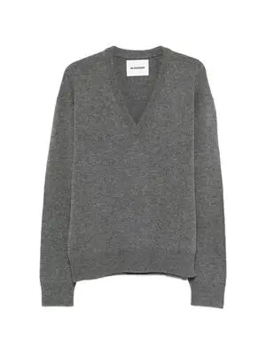 JIL SANDER V-neck Cashmere Sweater