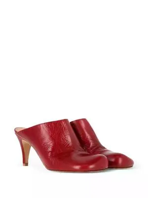 Bottega Veneta Round-toe Leather Mules