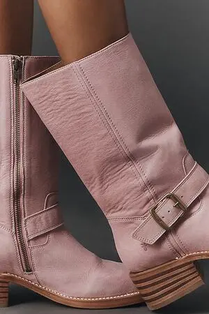 THE FRYE COMPANY Exclusive Campus Buckle Boots - Pink