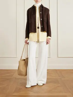 Polo Ralph Lauren Stretch-cotton Twill Wide-leg Trousers