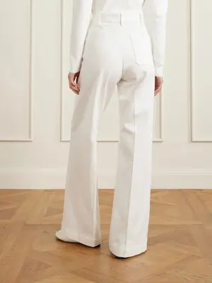 Polo Ralph Lauren Stretch-cotton Twill Wide-leg Trousers