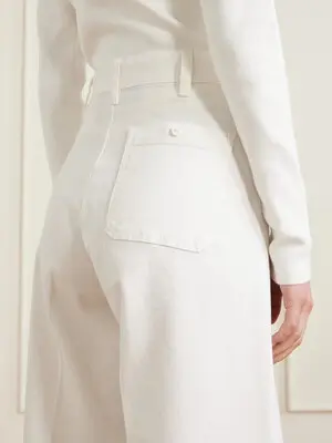 Polo Ralph Lauren Stretch-cotton Twill Wide-leg Trousers