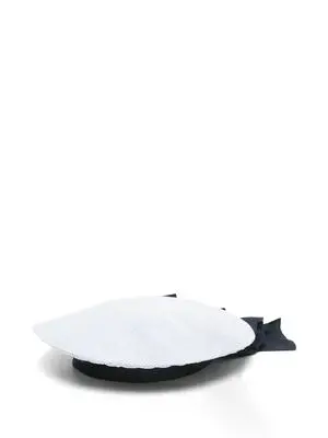 Vivetta Bow-detail Cap - Blue