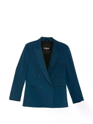 Patrizia Pepe Double-breasted Blazer - Blue