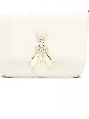 Patrizia Pepe Logo Leather Shoulder Bag