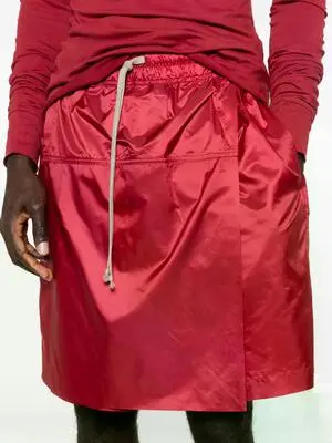 MONCLER + RICK OWENS Drawstring Kilt Shorts