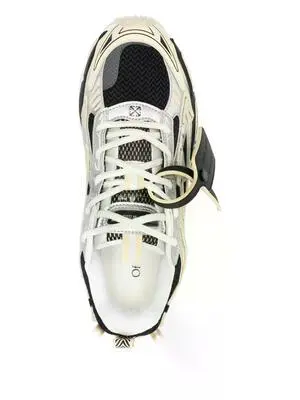 Off-White Lace-up Rubber Trainers - Neutrals
