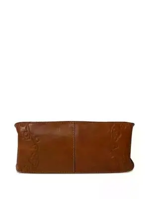 Valentino Garavani Flower Embossed Top Handle Bag