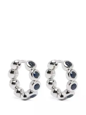 MISSOMA Tennis Small Hoop Earrings - Silver