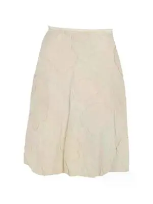 Piazza Sempione Patchwork A-line Midi Skirt