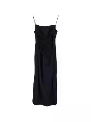 Christopher Esber Cutout Shirred Maxi Dress