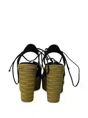 Saint Laurent Platform Wedge Espadrilles