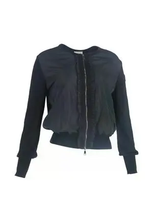 Moncler Zipped Cardigan With Ruffle Detail