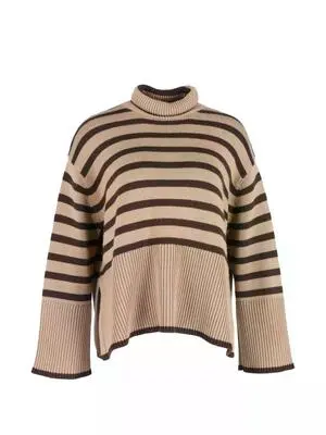TOTEME Striped Turtleneck Sweater