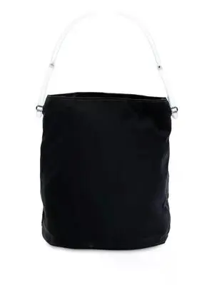 Prada Tessuto Acrylic Handle Bag