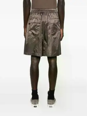 MONCLER + RICK OWENS Drawstring Waist Skorts - Brown