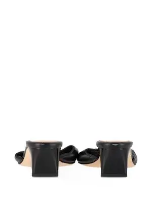Dear Frances Twisted Leather Sandals