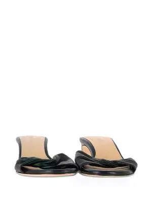 Dear Frances Twisted Leather Sandals