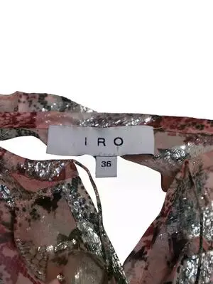 IRO PARIS Floral Metallic Blouse - Pink