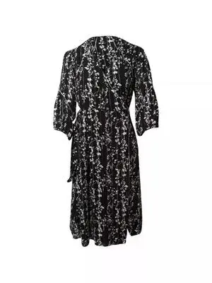 Ba&sh Floral-pattern Tie-waist Midi Dress