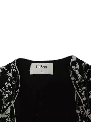 Ba&sh Floral-pattern Tie-waist Midi Dress