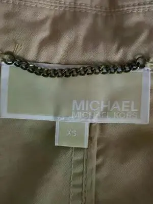 Michael Kors Hooded Cotton Trench Coat