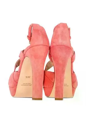 JIL SANDER Cross-strap Platform Heeled Pumps