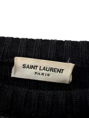 Saint Laurent Stud-embellished Mock-neck Sweater