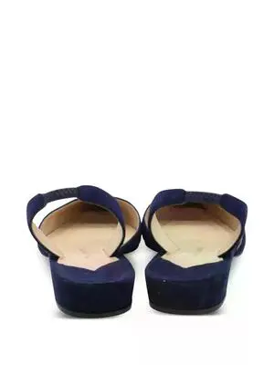PAUL ANDREW Rhea Pointed-toe Slingback Pumps