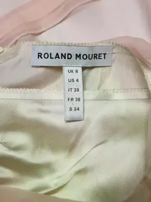 Roland Mouret Chiffon Cowl Dress