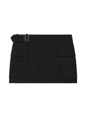 A.L.C. Conan Mini Wrap Skirt - Black