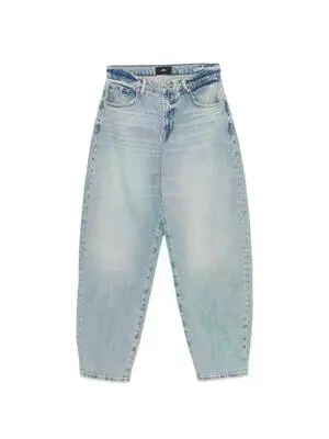 7 For All Mankind Wash Denim Jeans - Blue