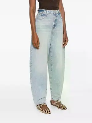 7 For All Mankind Wash Denim Jeans - Blue