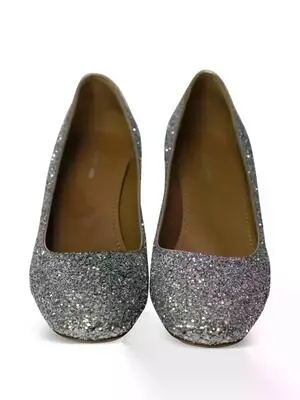 MANSUR GAVRIEL Strass Embellished Round-toe Pumps