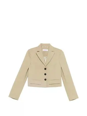Patrizia Pepe Buttoned Cropped Blazer