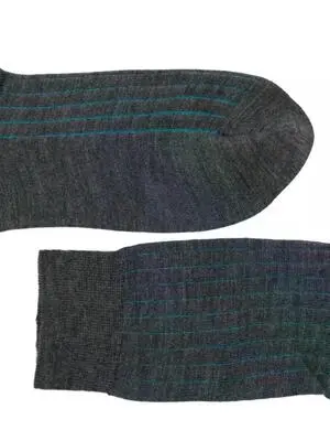 ALTO MILANO Striped Socks