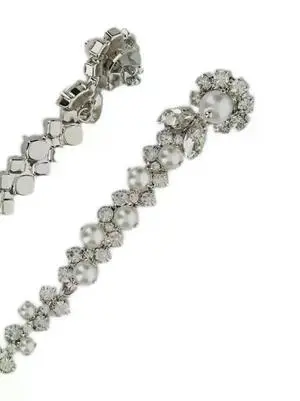 Simone Rocha Beaded Flower Drop Earrings