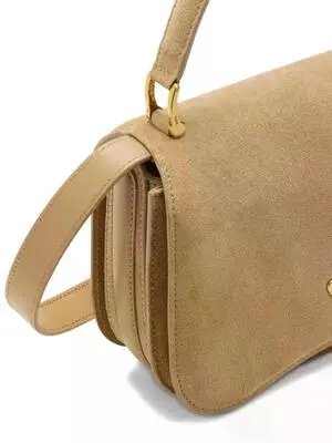 AMI Paris Paris Leather Shoulder Bag - Neutrals
