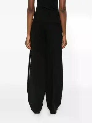 Patrizia Pepe Strap Detail Wide Leg Trousers