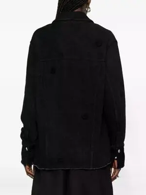 SONG FOR THE MUTE Daisy Button Distressed Jacket