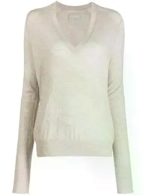 Zadig&Voltaire V-neck Cashmere Jumper - Multicolour