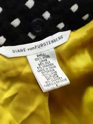 Diane Von Furstenberg Polka Dot Trench Coat