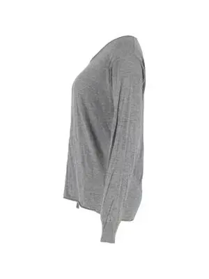 ALEXANDER WANG Scoop Neck Long-sleeve T-shirt