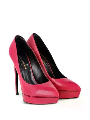 Saint Laurent Platform Pointed Pumps
