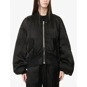 Rick Owens Woven Flight Bomber Jacket