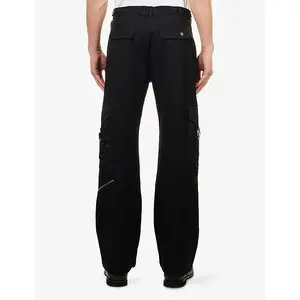 Casablanca Patch-pockets Cotton Cargo Trousers