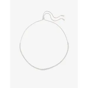 CARAT* LONDON Quentin Sterling And Cubic Zirconia Necklace - Silver