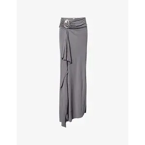 Christopher Esber Draped Jersey Midi Skirt