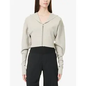 Rick Owens Dracu Cropped Knit Jacket
